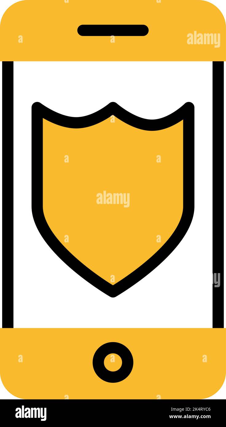 Police mobile app, illustration, vector on a white background Stock ...