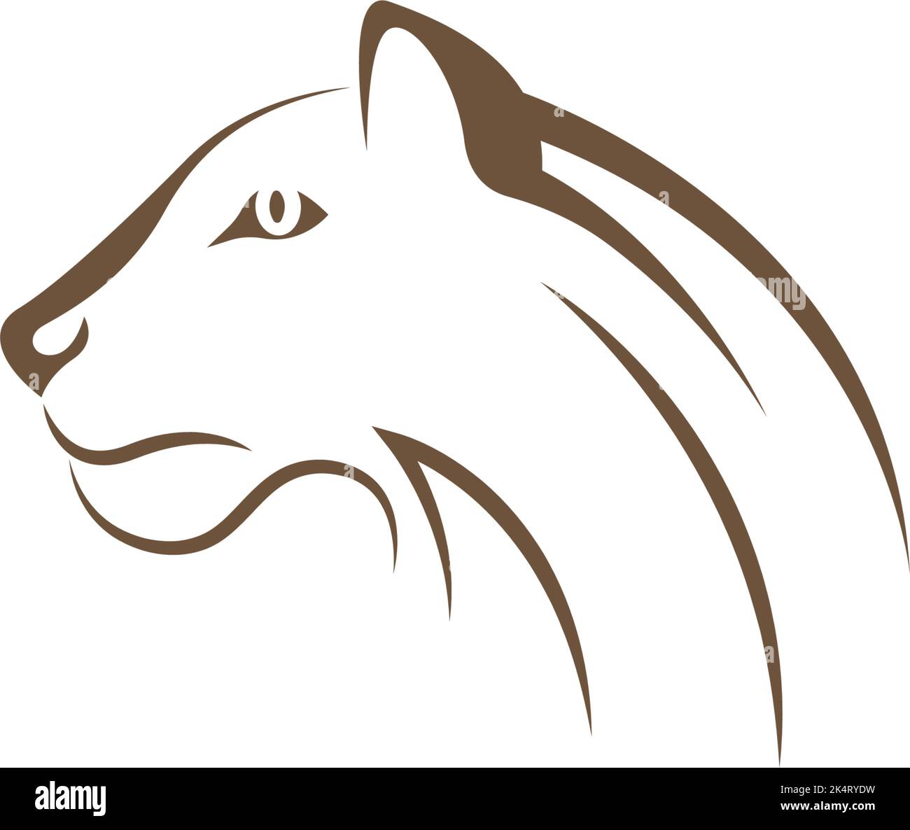 Lion icon logo design illustration template Stock Vector Image & Art ...