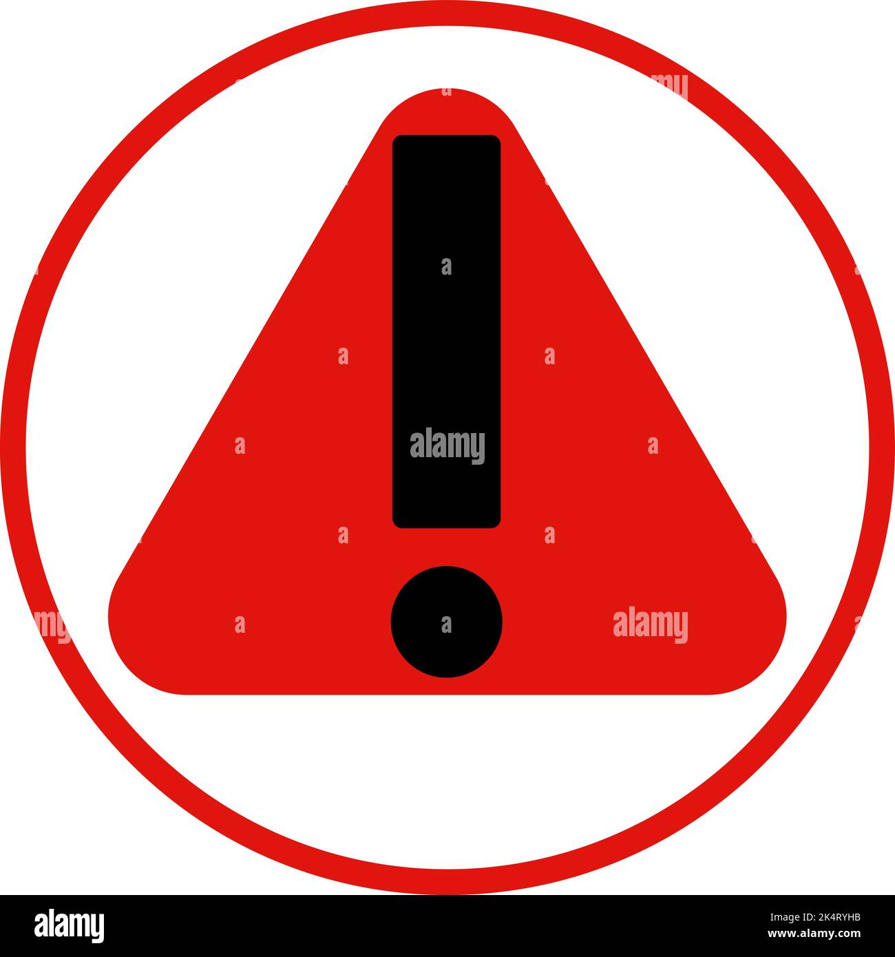 Public sign warning , illustration, vector on a white background Stock ...