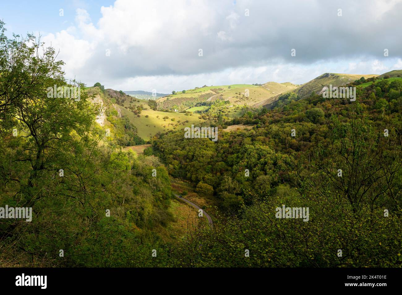 Manifold Valley near Thors Cave and Wetton, Staffordshire, UK Stock ...