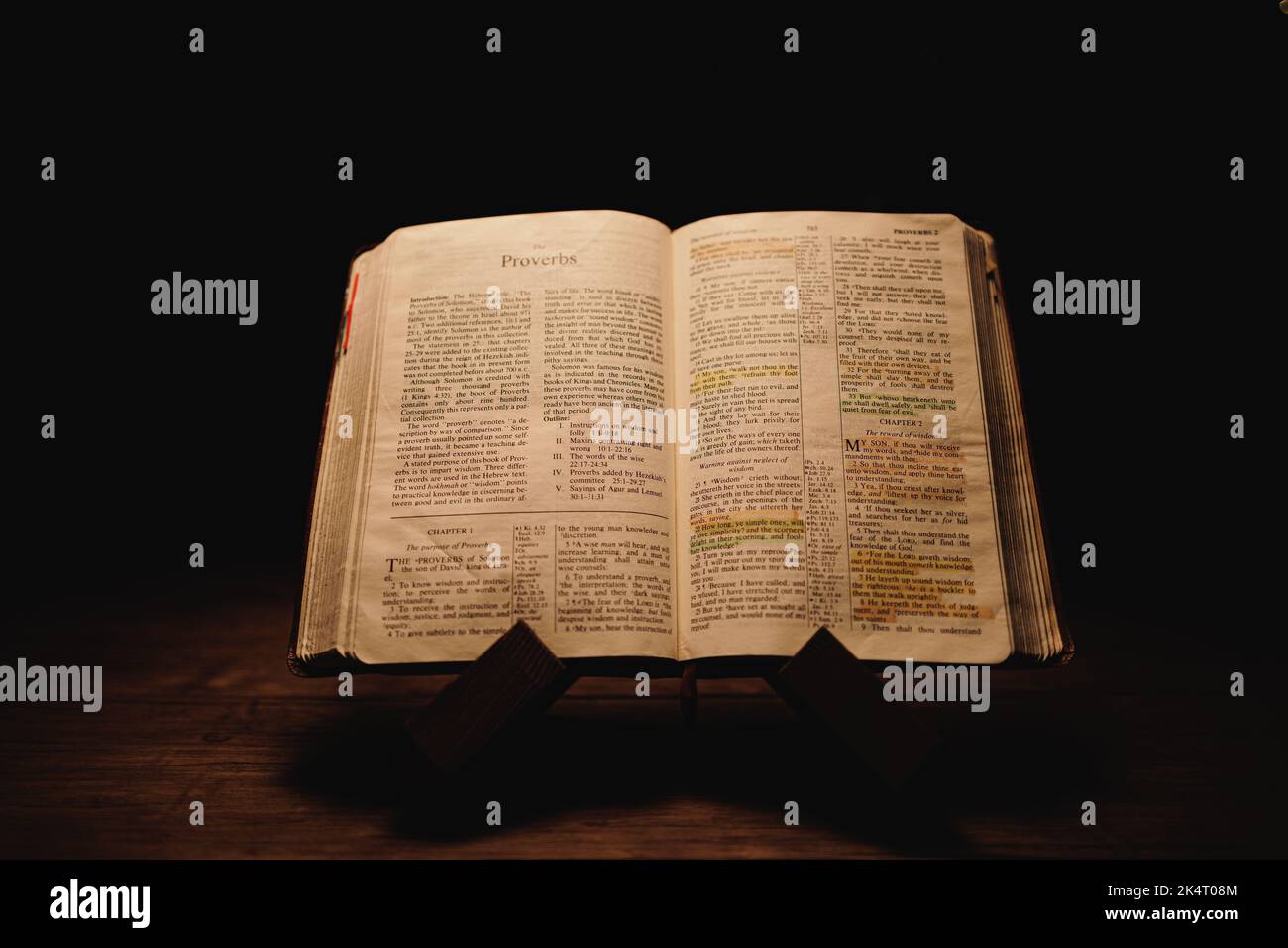 Book of proverbs hi-res stock photography and images - Alamy