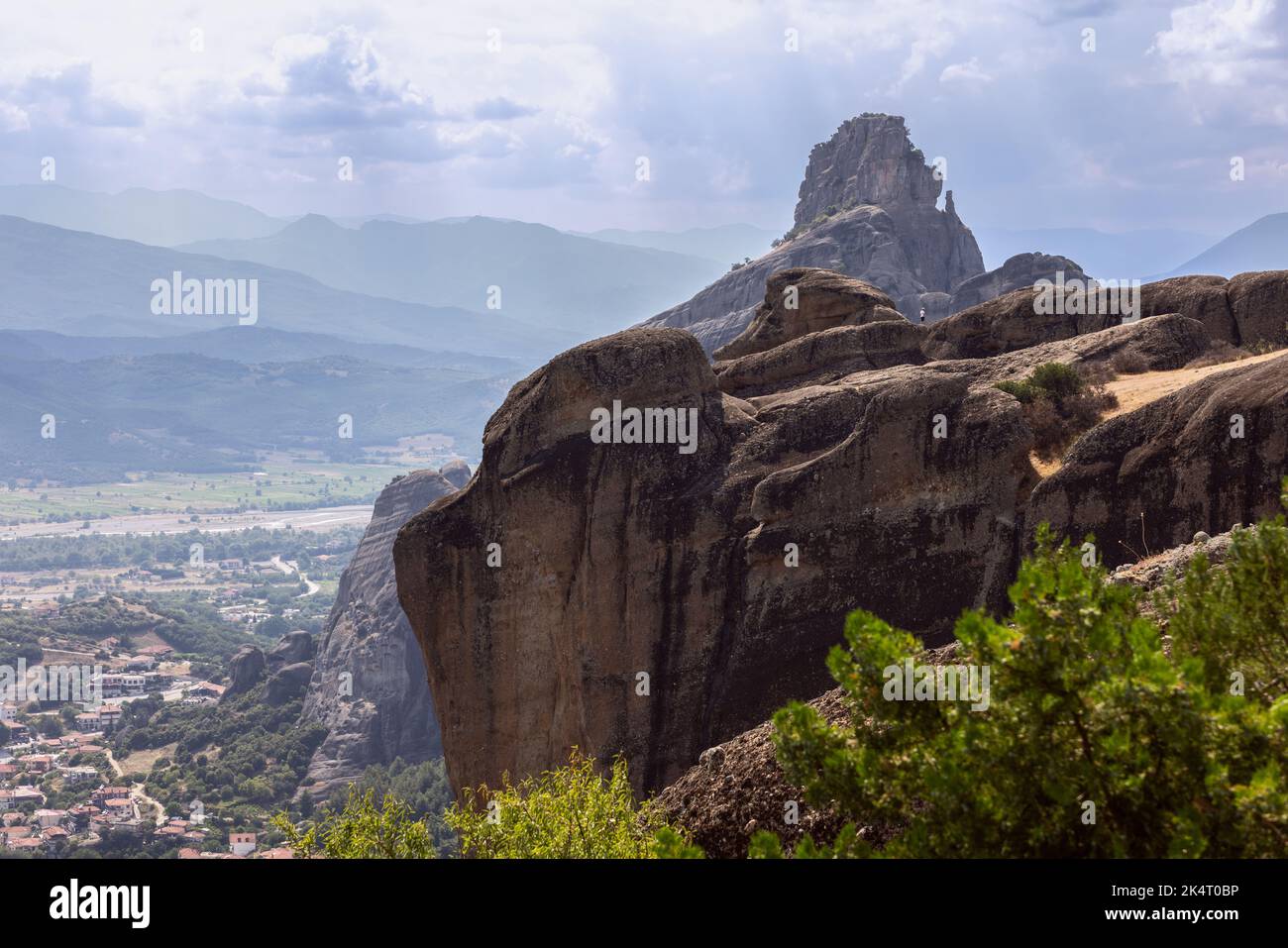 Thessaly western region consists of sheer rocks columns, geologically ...