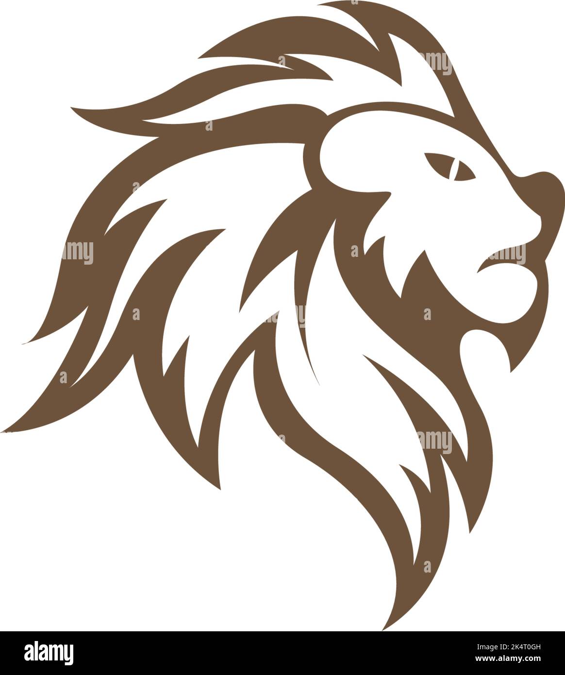 Lion icon logo design illustration template Stock Vector Image & Art ...