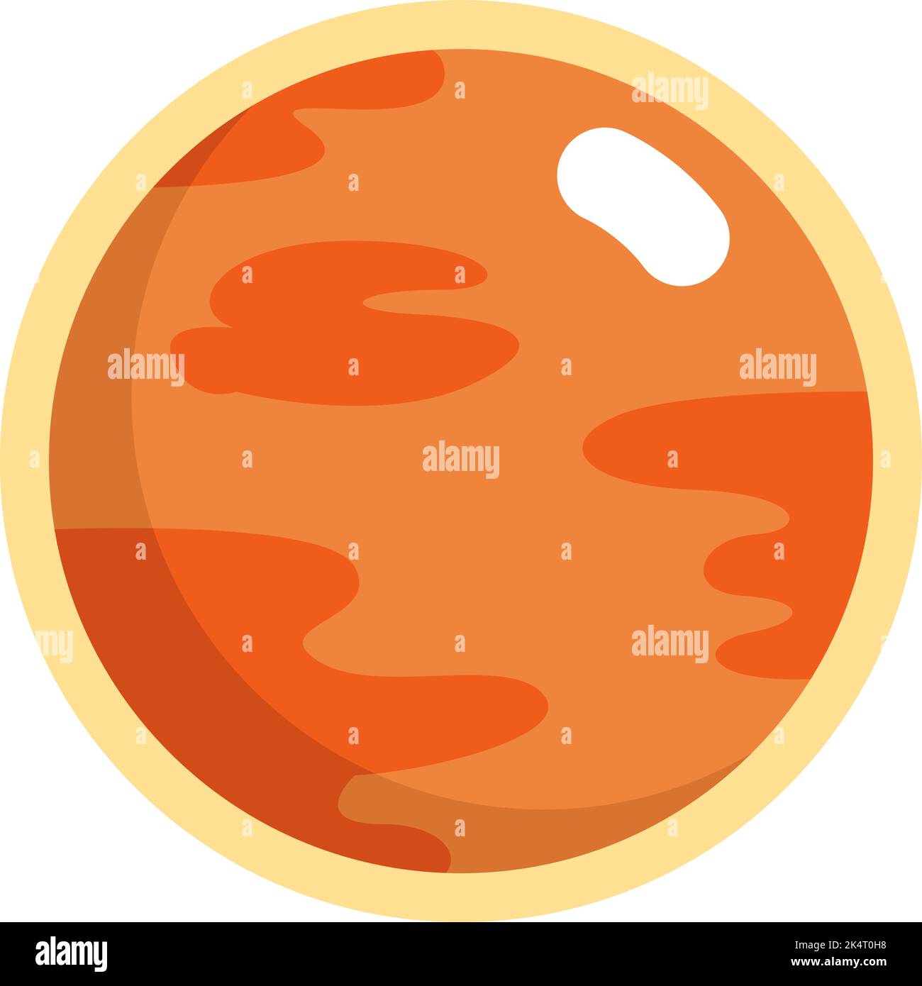 Space pluto, illustration, vector on a white background Stock Vector ...