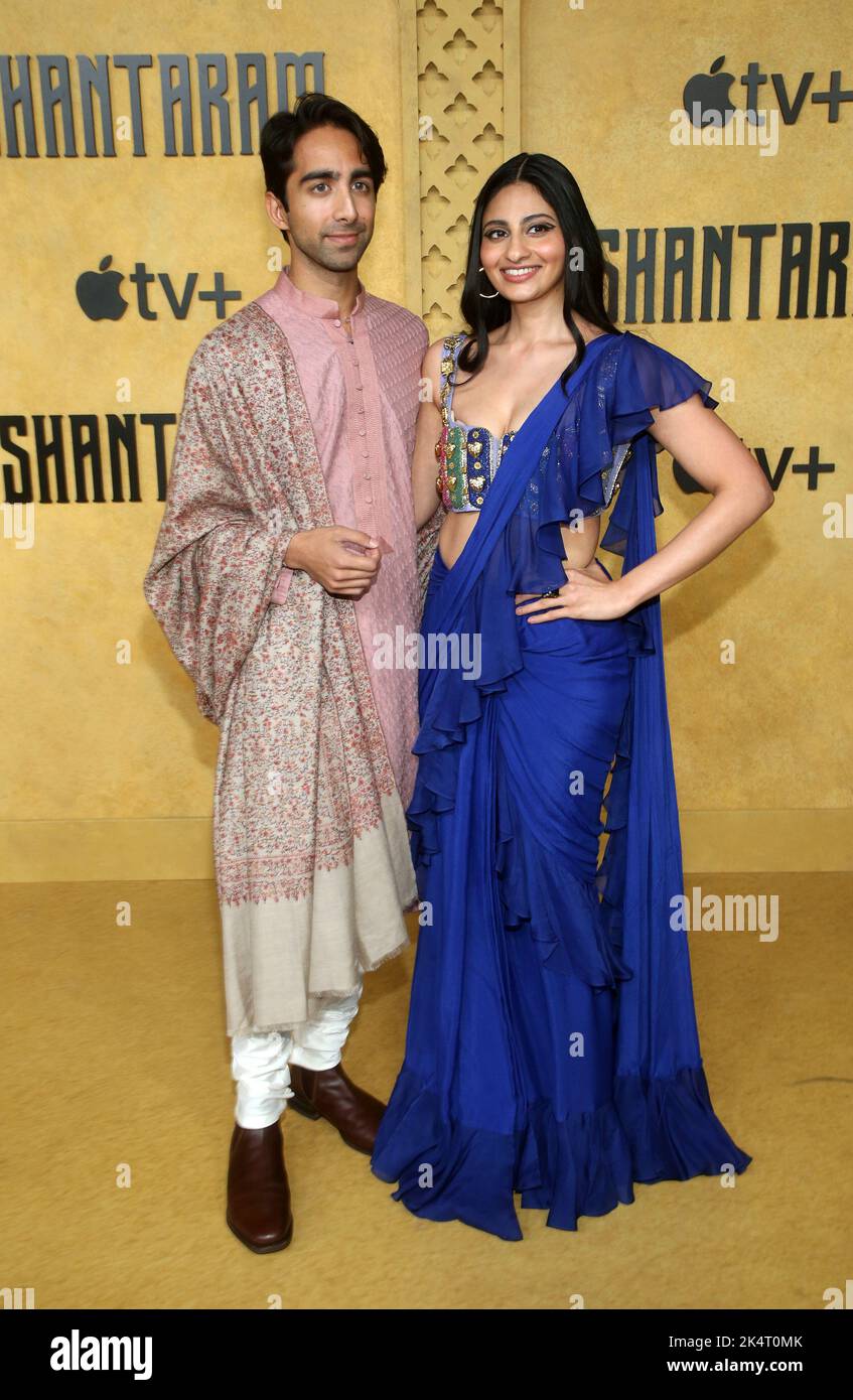 3 October 2022 - Los Angeles, California - Shubham Saraf, Rachel Kamath ...