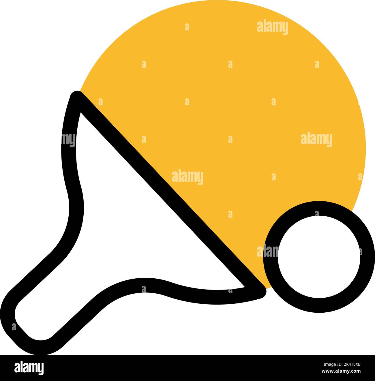 Pingpong sport, illustration, vector on a white background Stock Vector ...