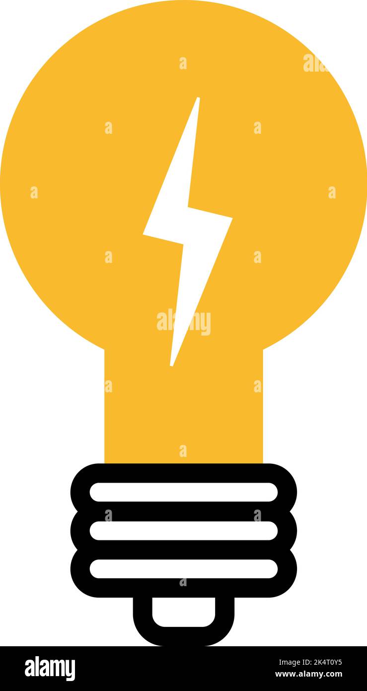 Electric bill payment, illustration, vector on a white background Stock ...