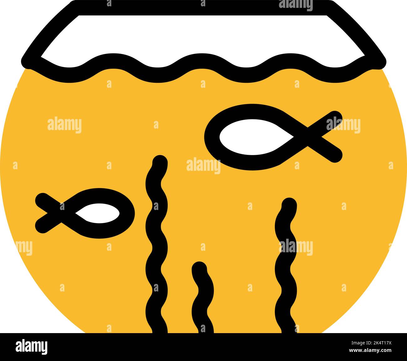 Fish aquarium, illustration, vector on a white background Stock Vector ...