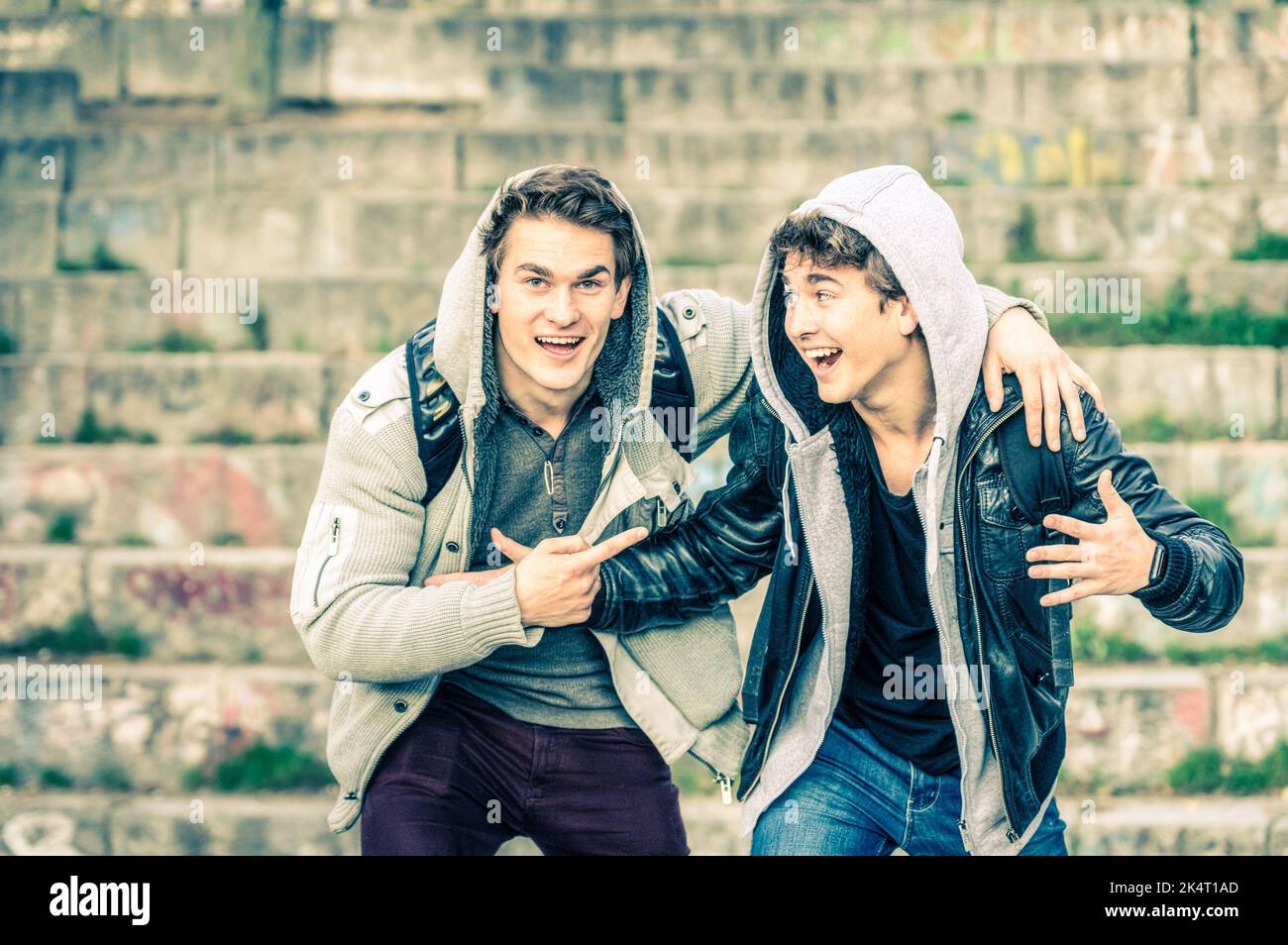Fraternity brothers together hi-res stock photography and images - Alamy