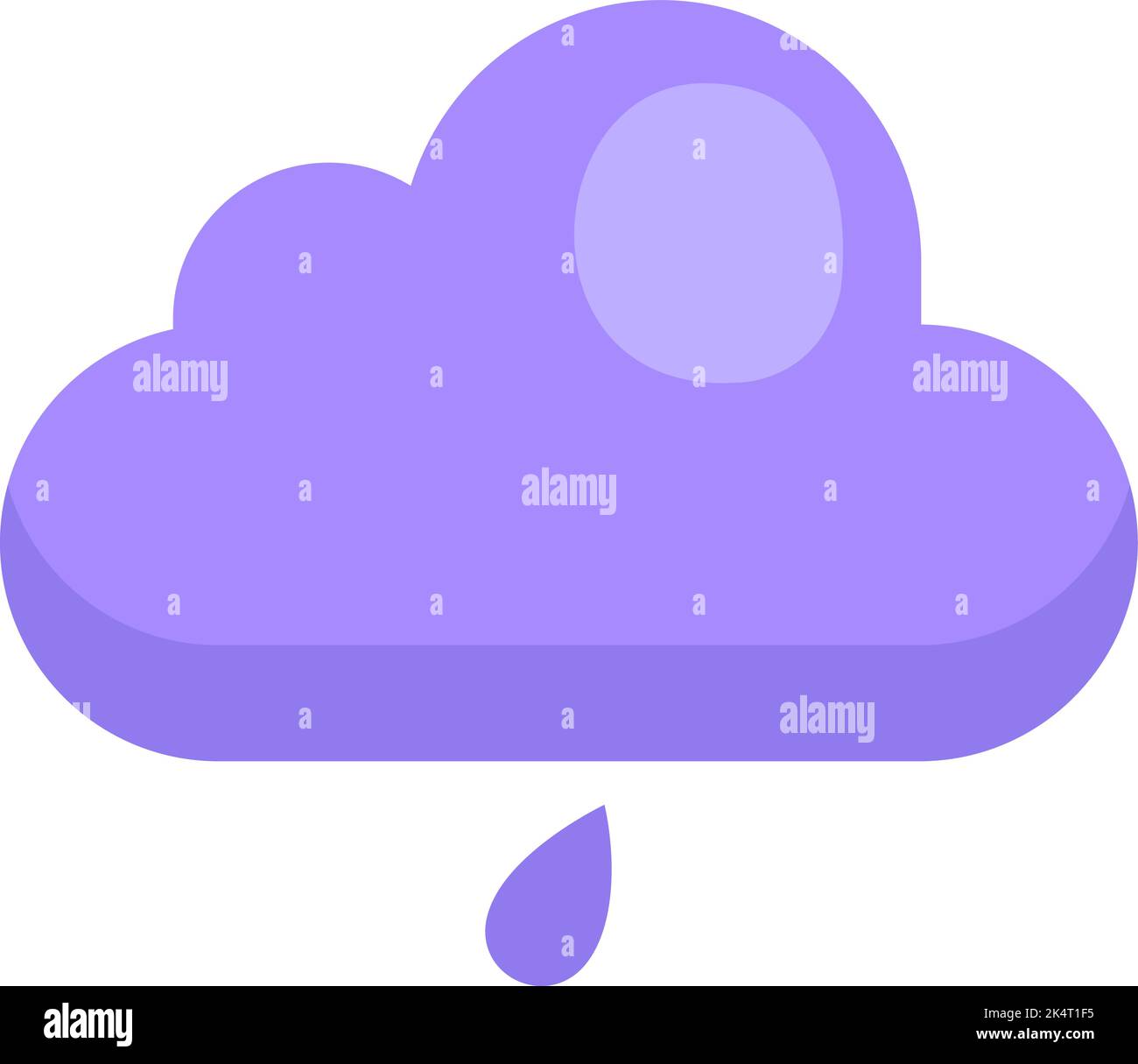Rainy cloud cartoon Stock Vector Images - Alamy