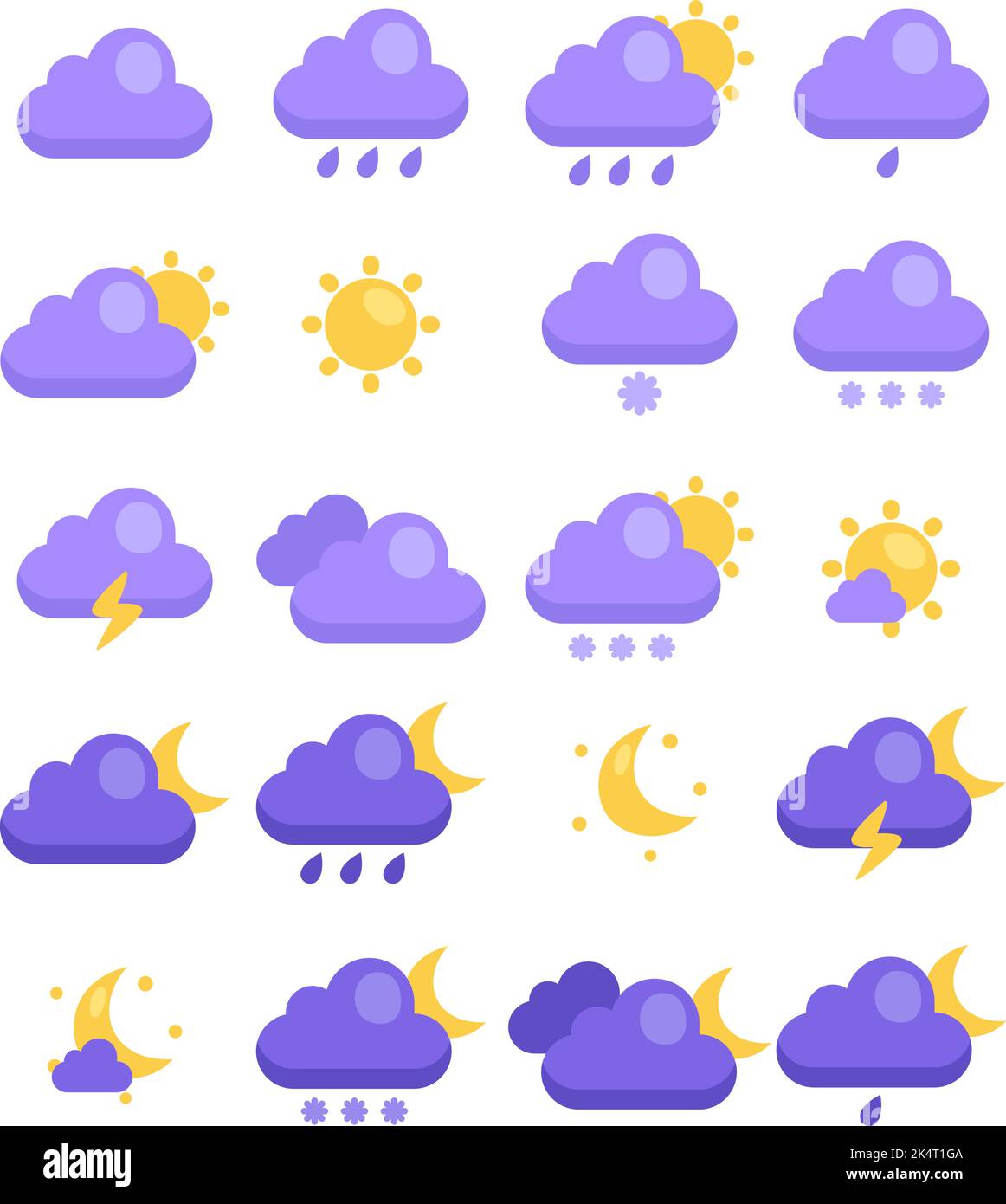 Snow on outdoor thermometer Cut Out Stock Images & Pictures - Alamy