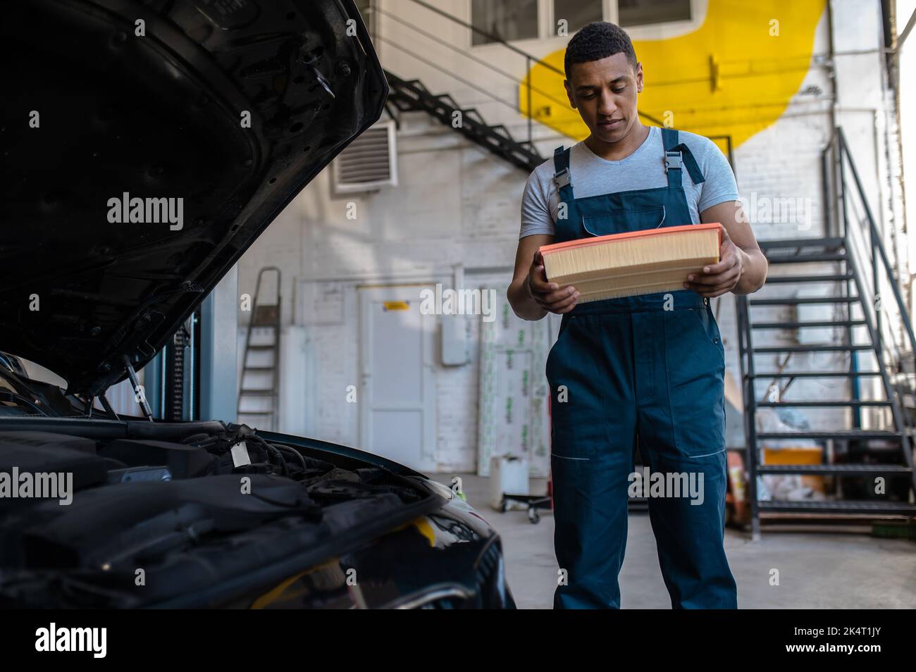 Professional auto mechanic providing maintenance hi-res stock ...