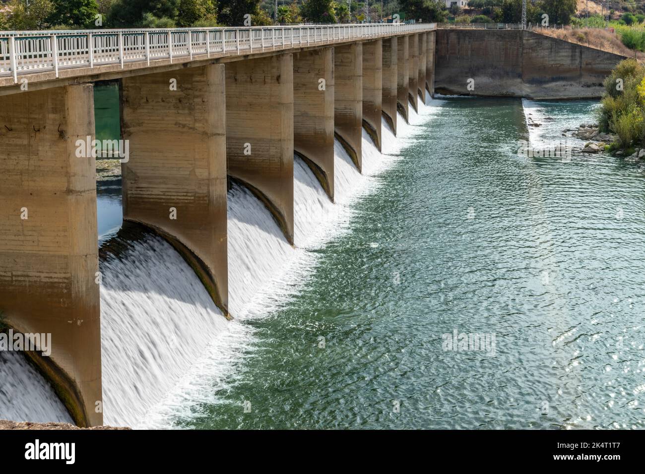 water released from hydroelectric power station Stock Photo - Alamy