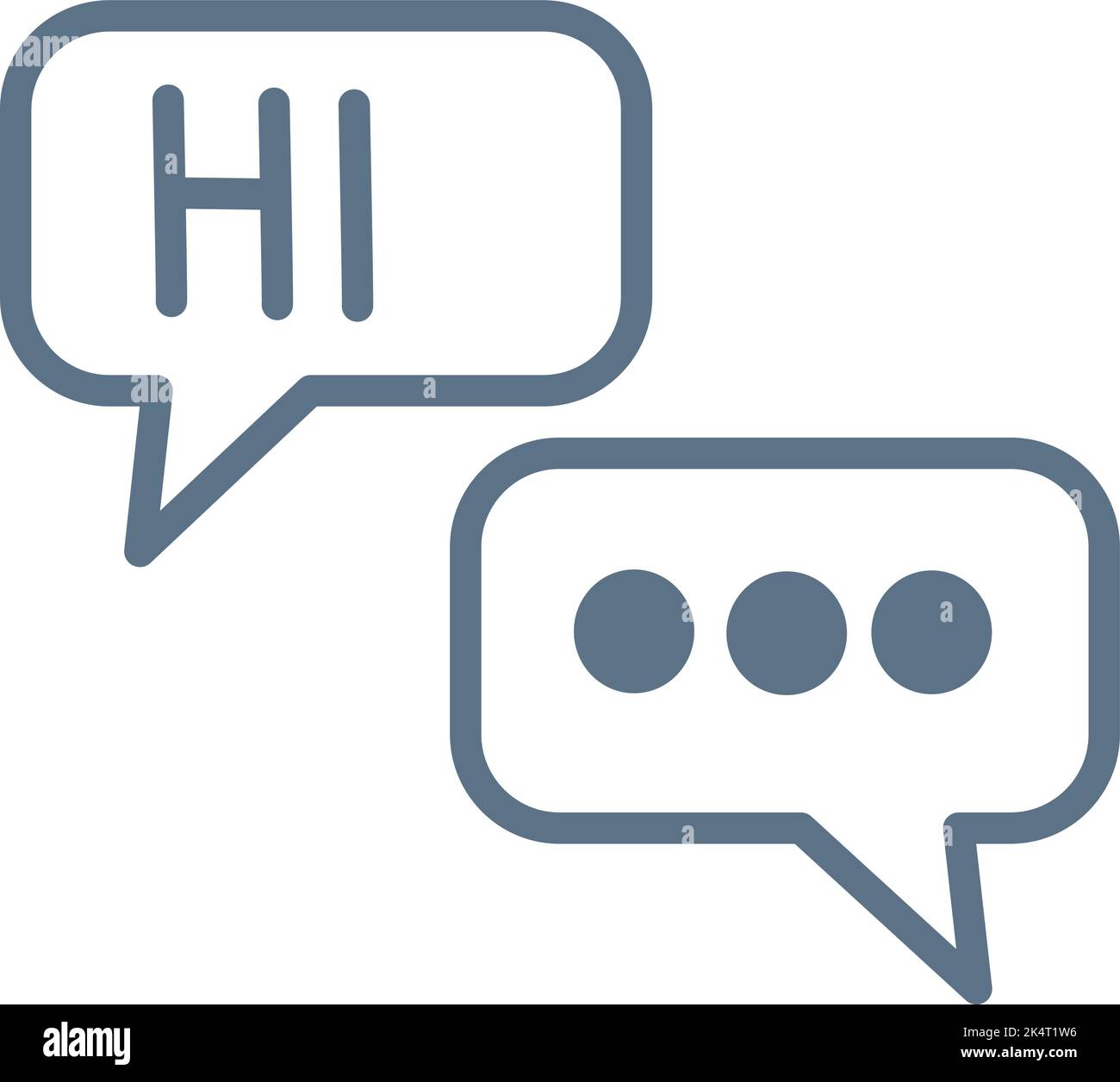 Conversation illustration hi-res stock photography and images - Alamy