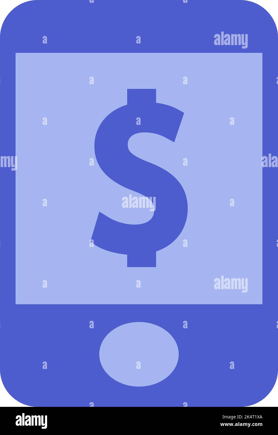 Phone banking illustration vector Stock Vector Images - Alamy