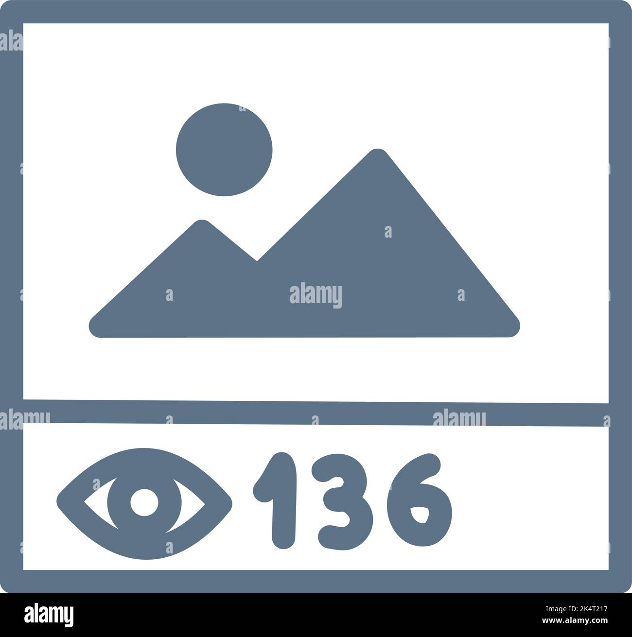 Internet likes, illustration, vector on a white background Stock Vector ...