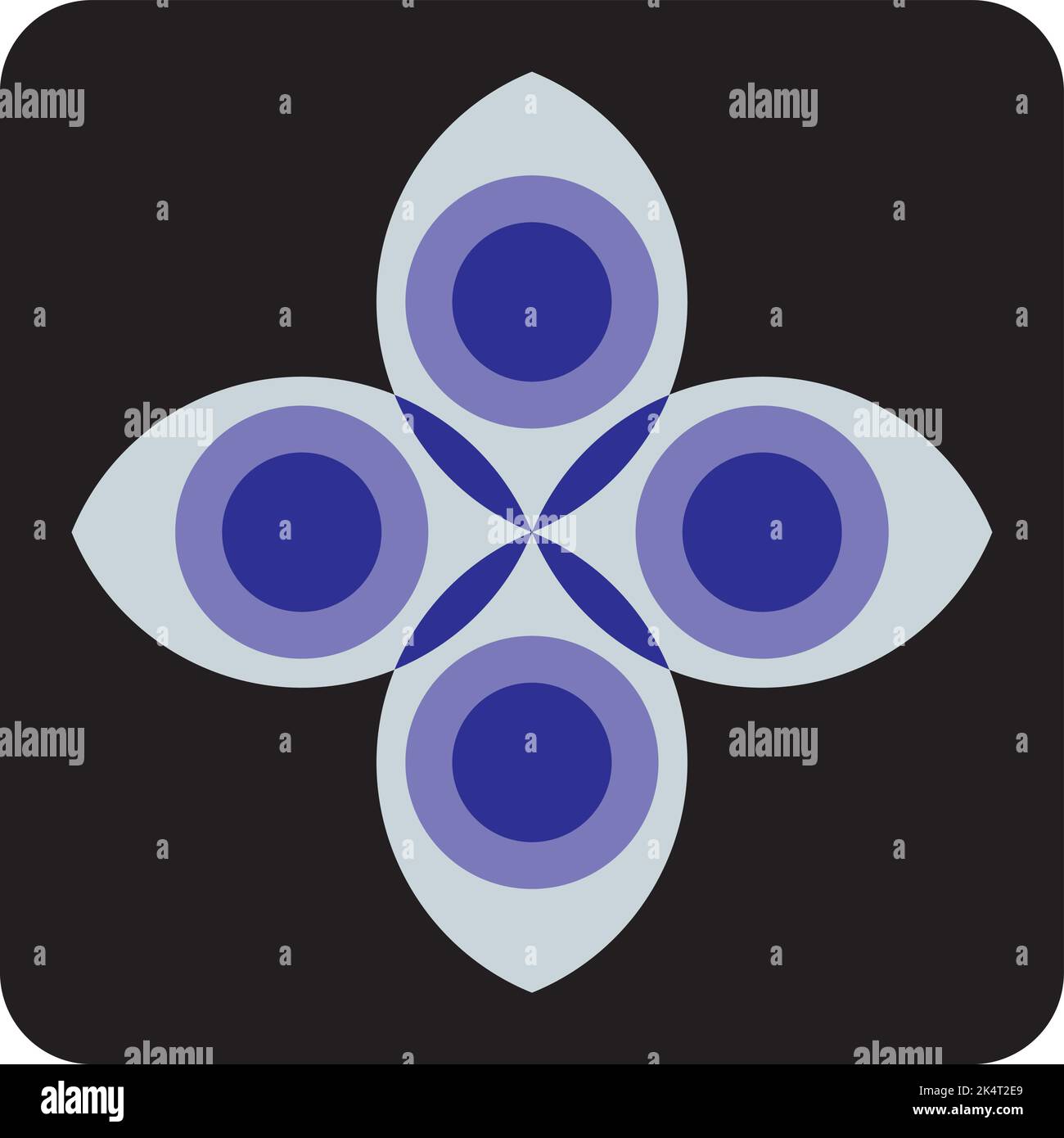 Abstract flower shape hi-res stock photography and images - Alamy