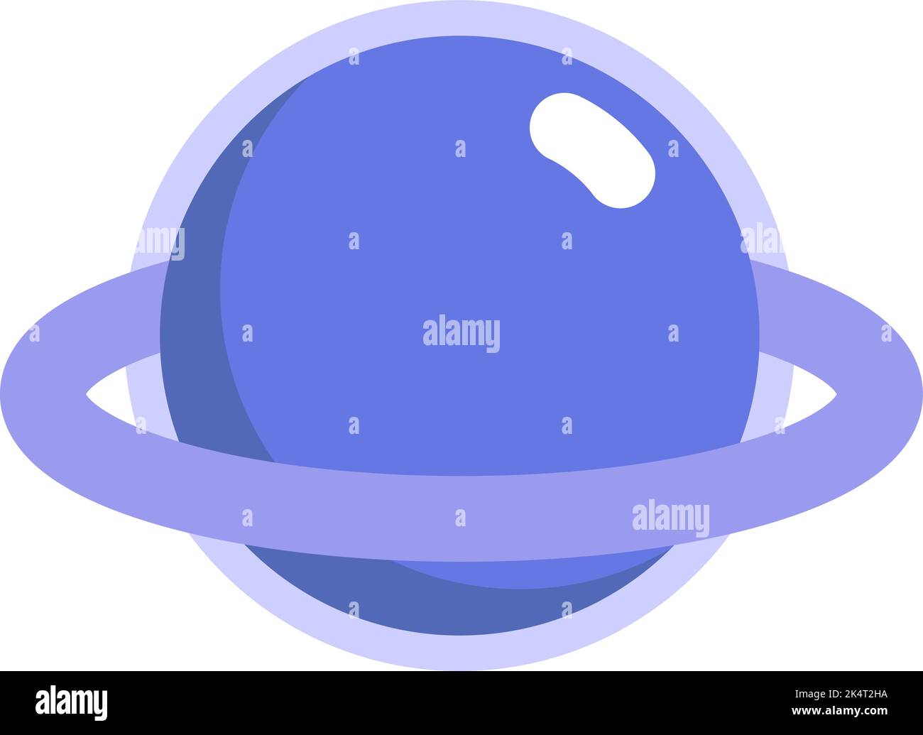 Space saturn, illustration, vector on a white background Stock Vector ...