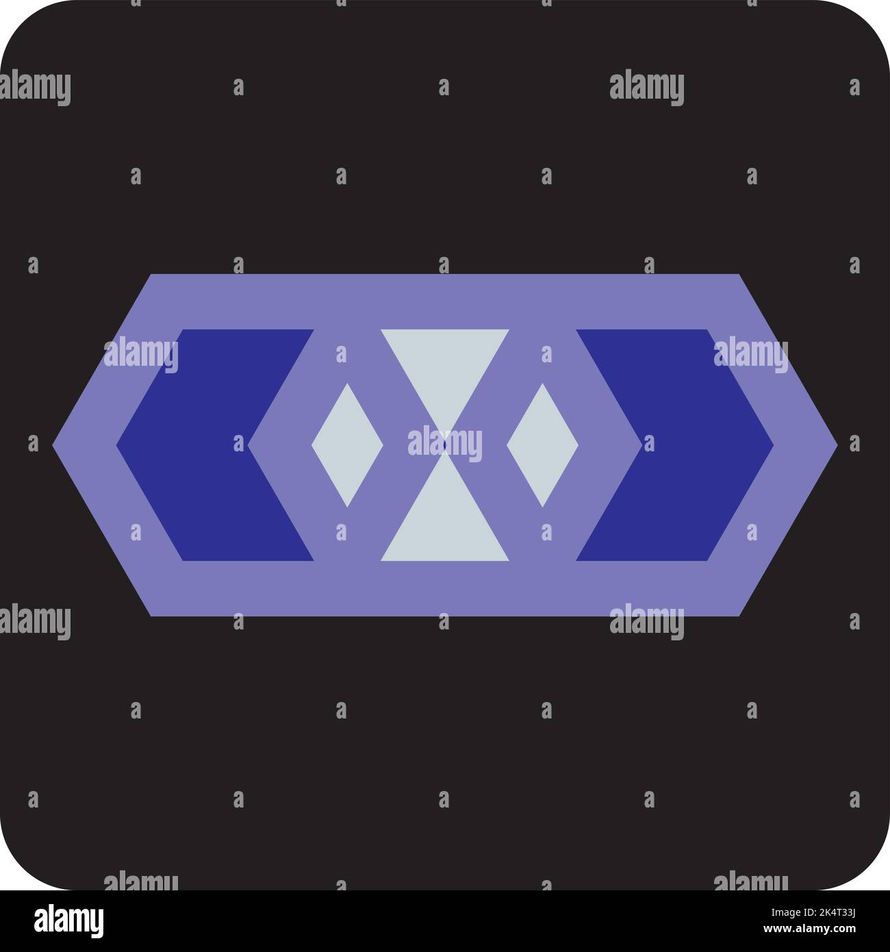 Abstract blue shape hi-res stock photography and images - Alamy