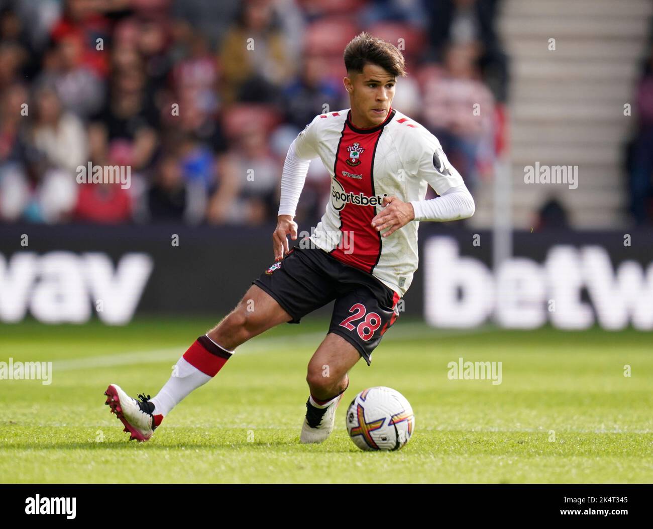 Southampton's Juan Larios during the Premier League match at St. Mary's ...