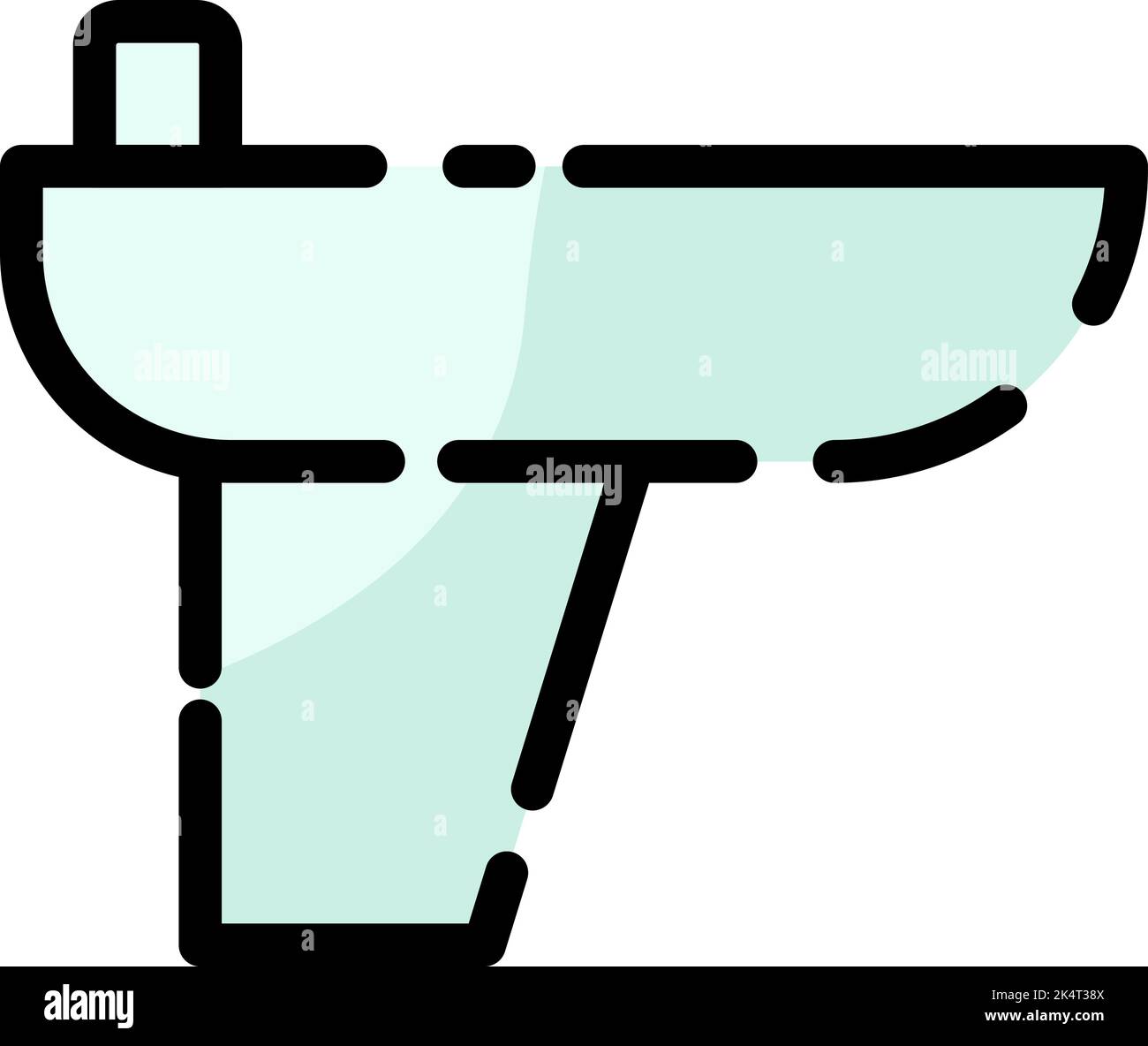 Bathroom bidet, illustration, vector on a white background Stock Vector ...