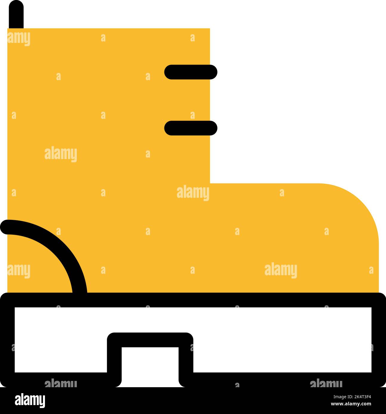 Hiking boot icon on Cut Out Stock Images & Pictures - Alamy