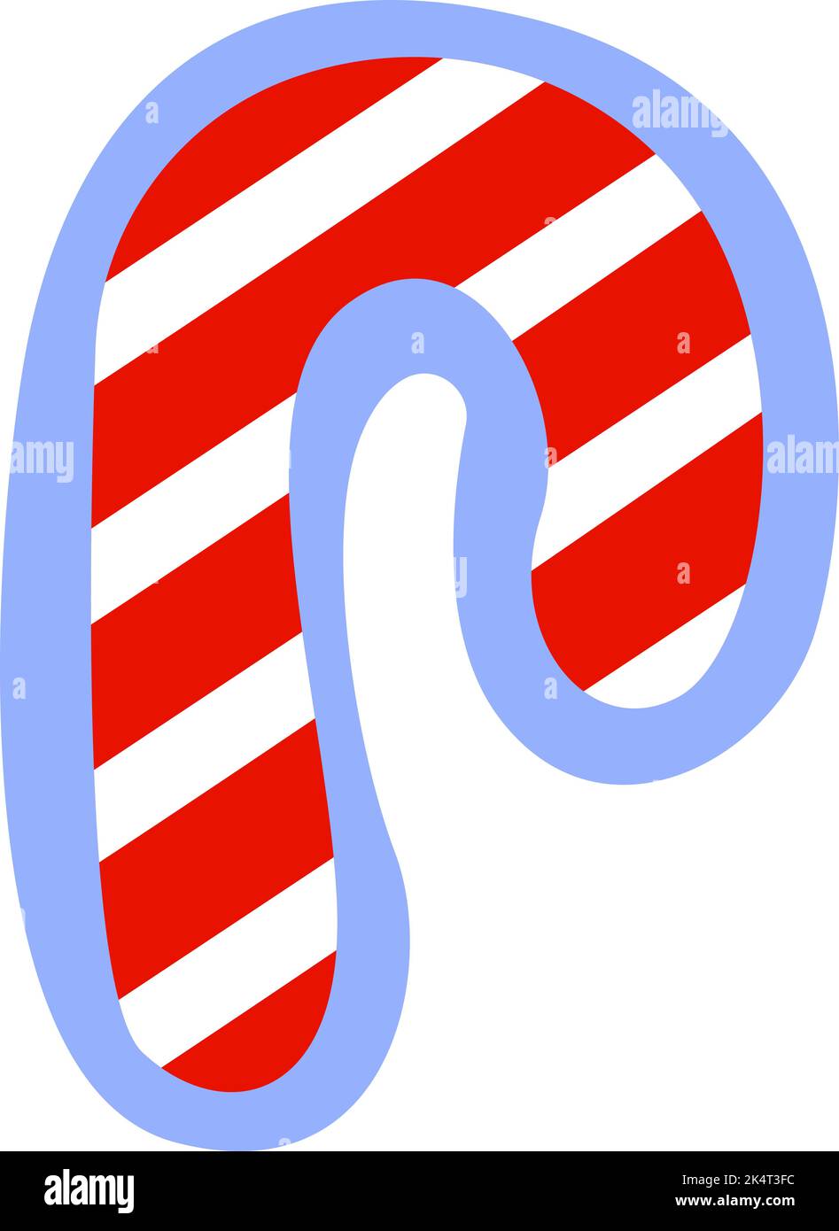 Christmas candy, illustration, vector on a white background Stock ...