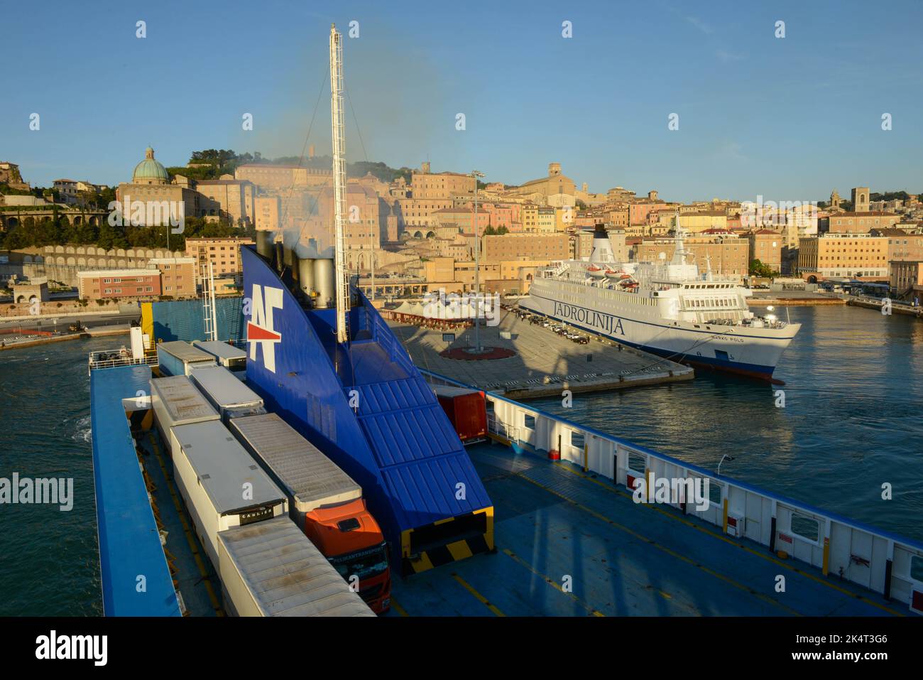 Ancona, Italy - 4 May 2022: the port of Ancona on Italy Stock Photo - Alamy
