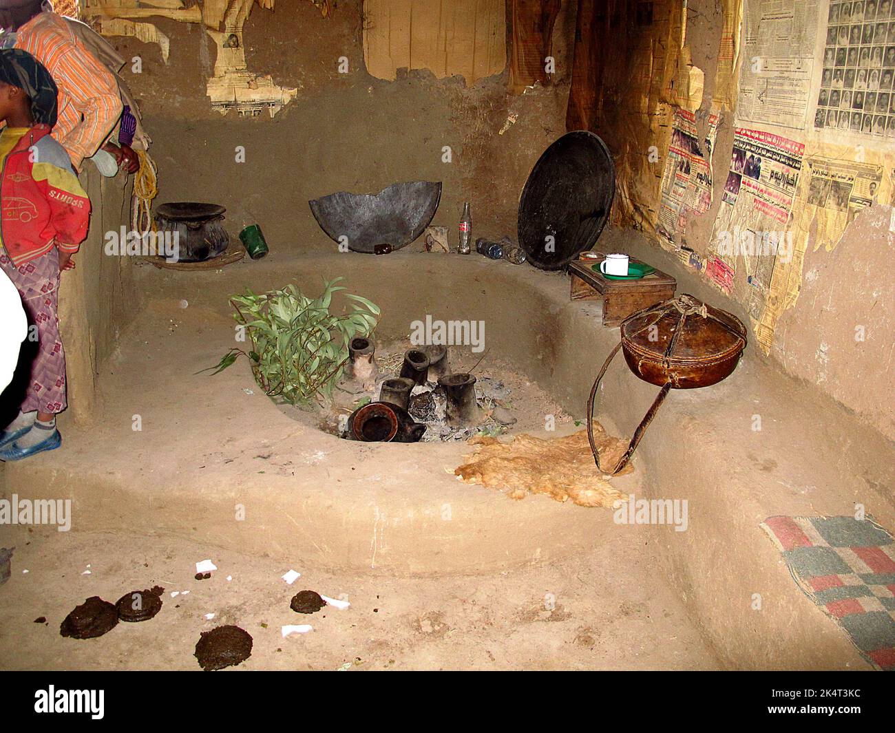 Kombolcha / Ethiopia - 08 Jan 2012: Tribal village in Ethiopia, Africa ...