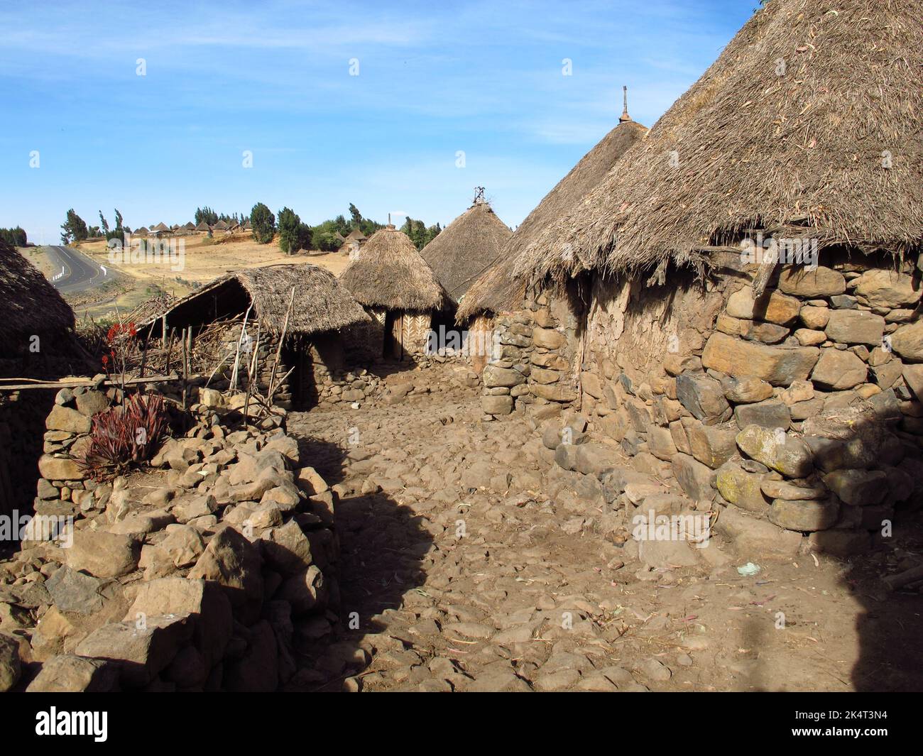 Tribal village in Ethiopia country, Africa Stock Photo - Alamy
