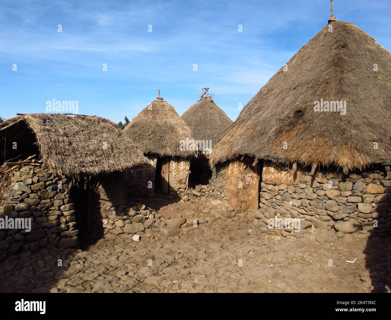 Tribal village in Ethiopia country, Africa Stock Photo - Alamy