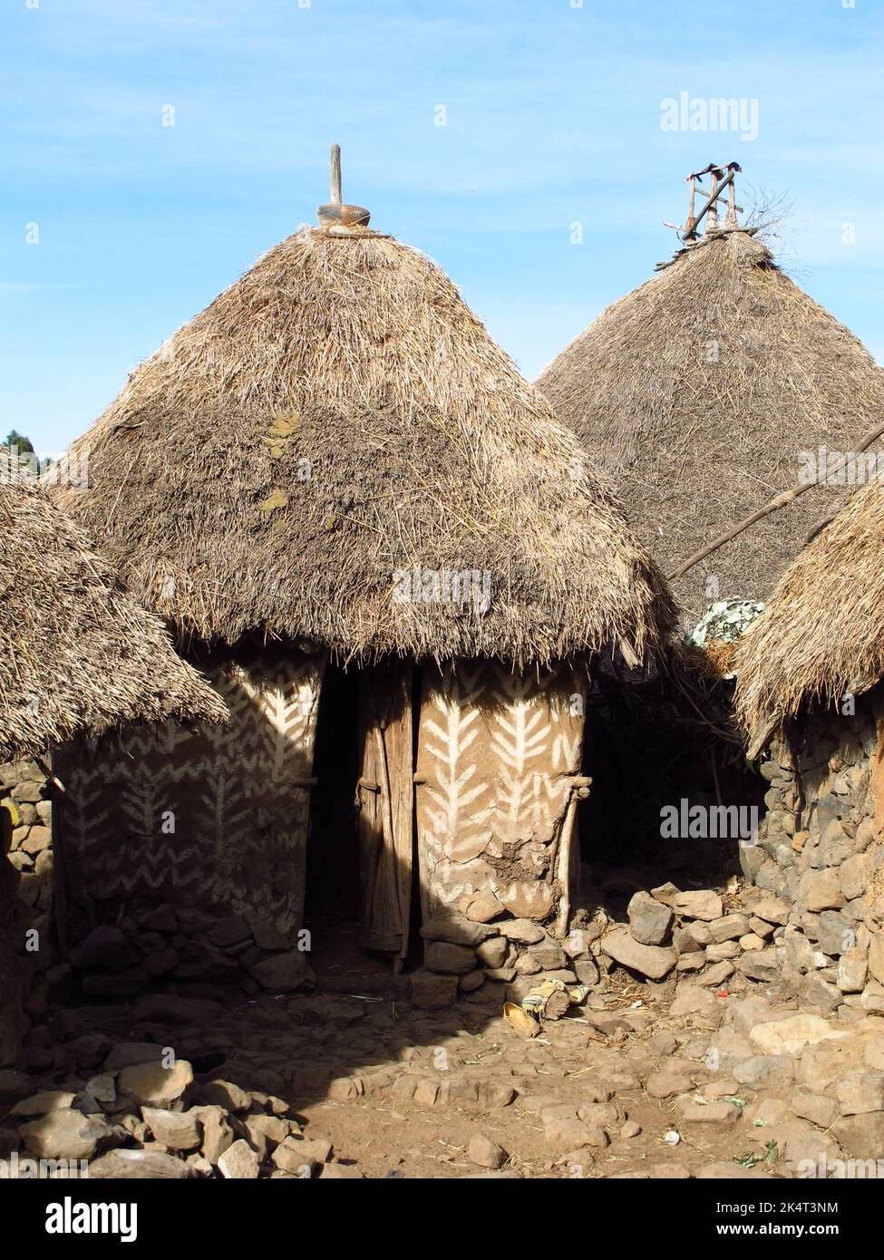Tribal village in Ethiopia country, Africa Stock Photo - Alamy