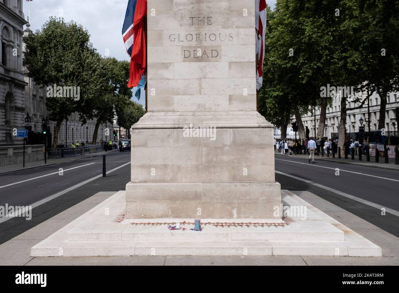 The Cenotaph on Whitehall on 6th September 2022 in London, United ...