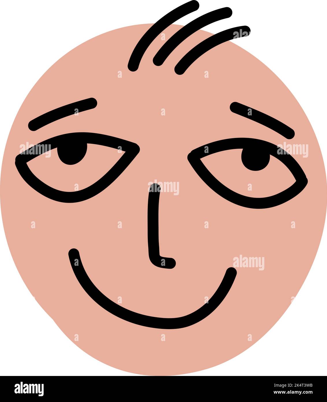 Happy boy, illustration, vector on a white background Stock Vector ...