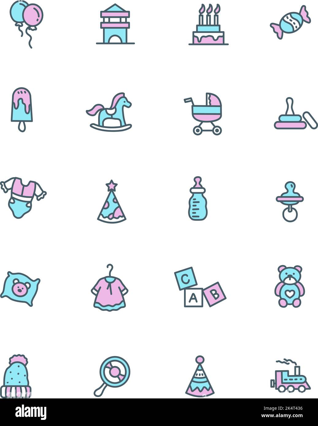 Newborn Baby care, illustration, vector on a white background Stock ...