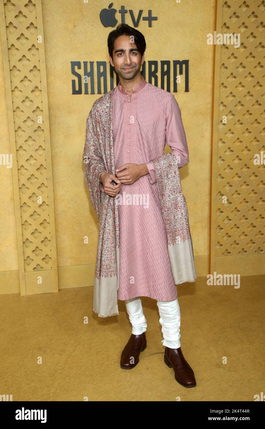 3 October 2022 - Los Angeles, California - Shubham Saraf. the Apple TV+ ...