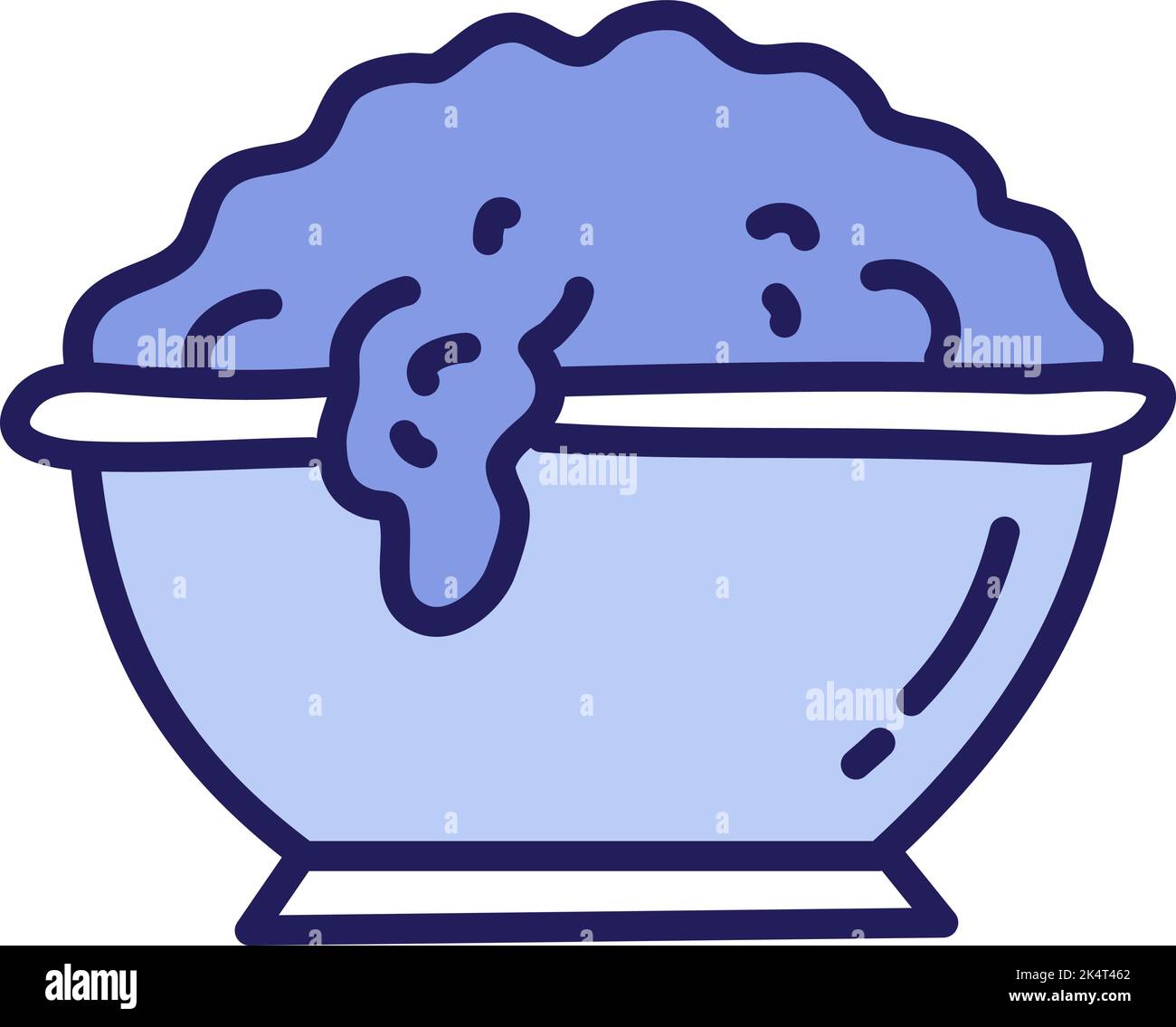 Colour powder on white Stock Vector Images - Alamy