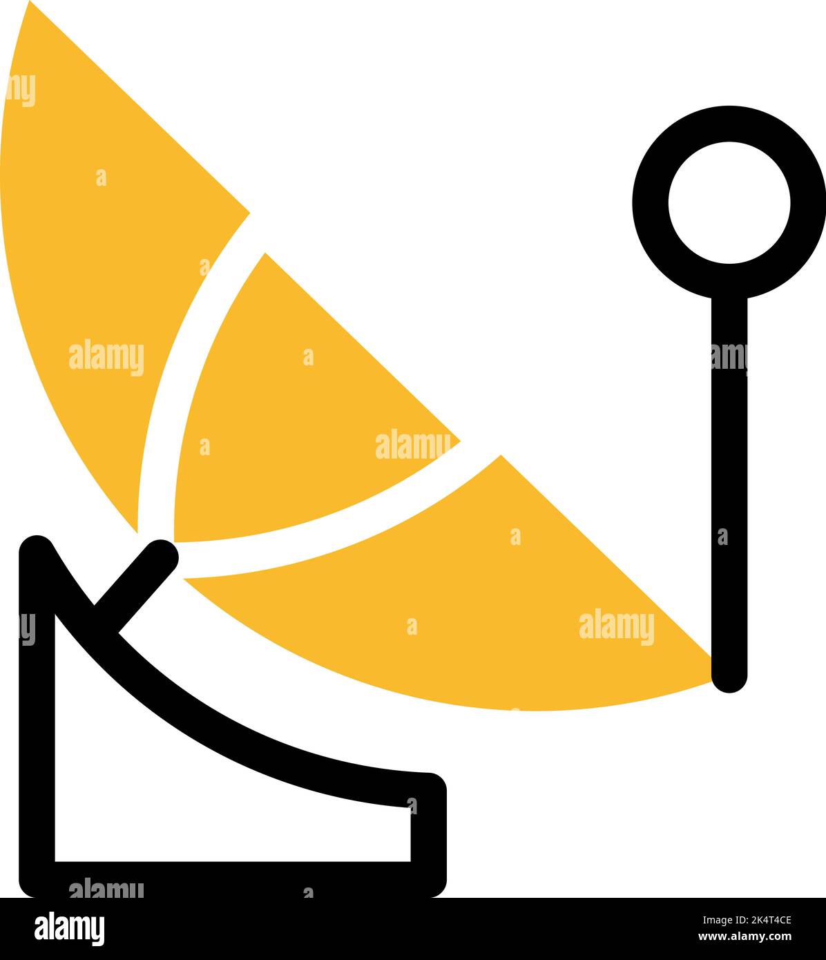 Broadcast receiver, illustration, vector on a white background Stock ...