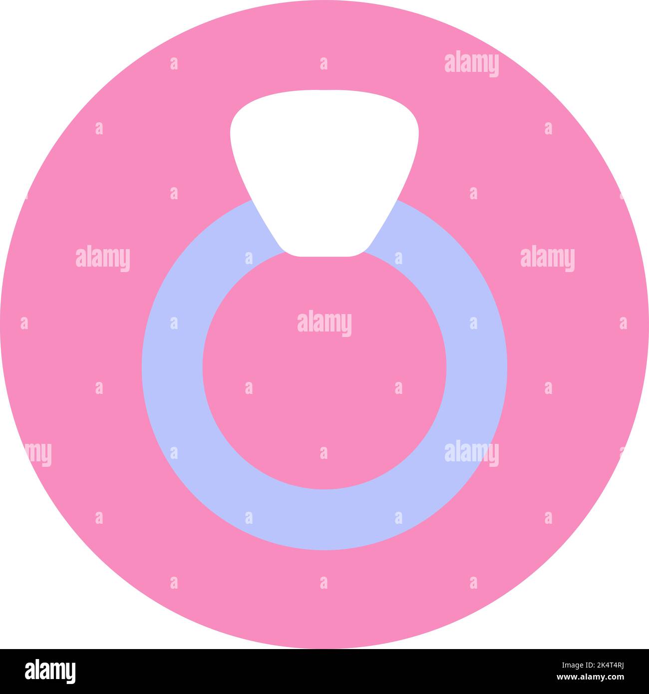 Proposal ring, illustration, vector on a white background Stock Vector ...