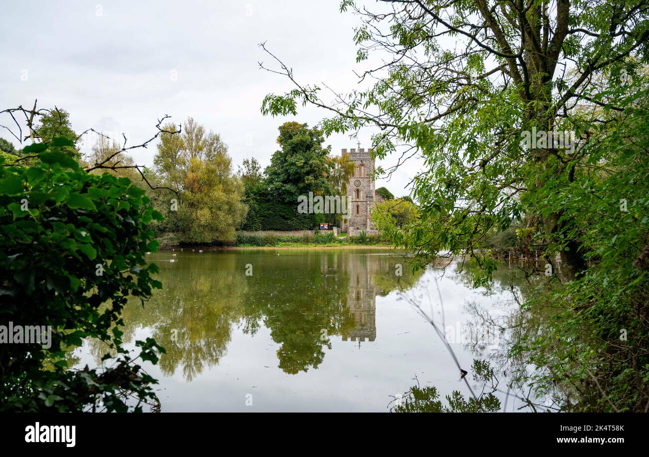 Falmer saxon pond hi-res stock photography and images - Alamy