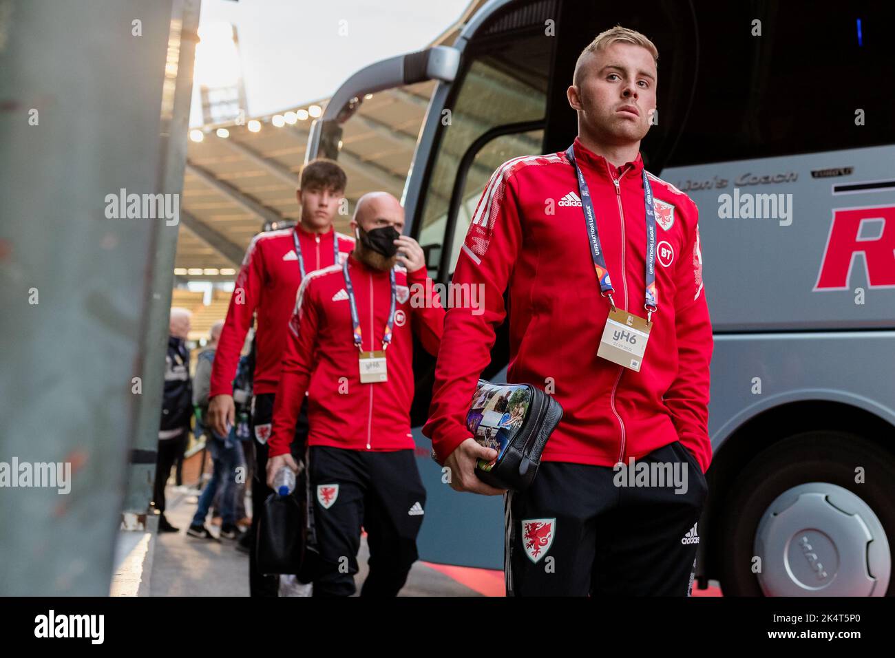 BRUSSELS, BELGIUM - 22 SEPTEMBER 2022: Wales' Joe Morrell prior to the ...