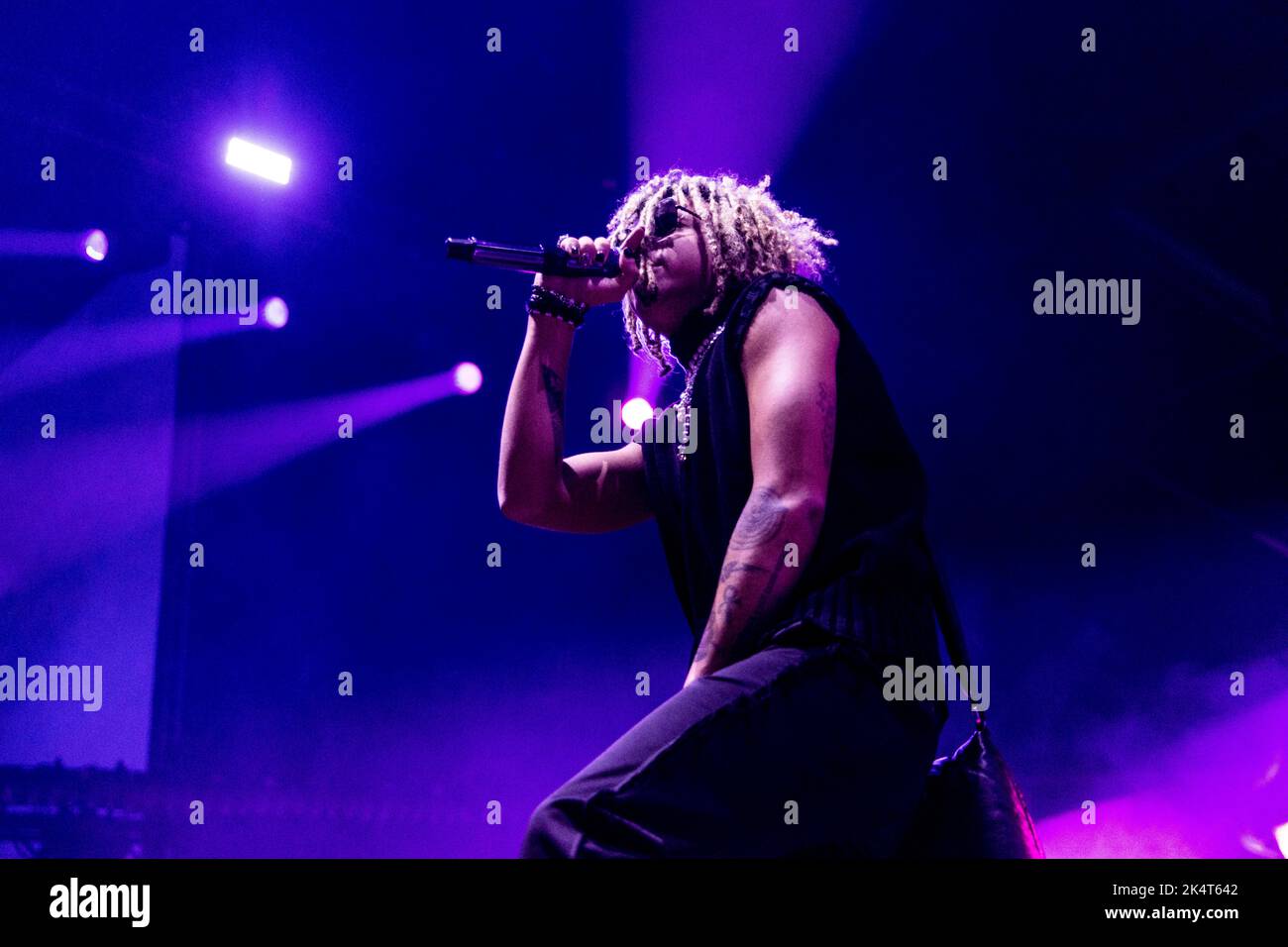 Milan Italy September 27, 2022 Iann Dior live at Mediolanum Forum ...