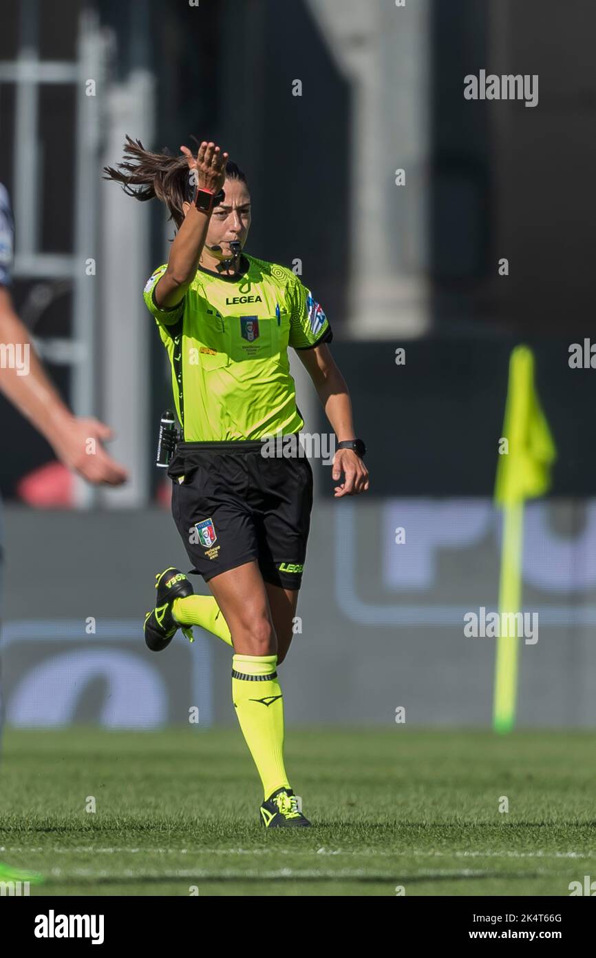 Maria Sole Ferrieri Caputi (Referee) during the "Serie A" match between ...