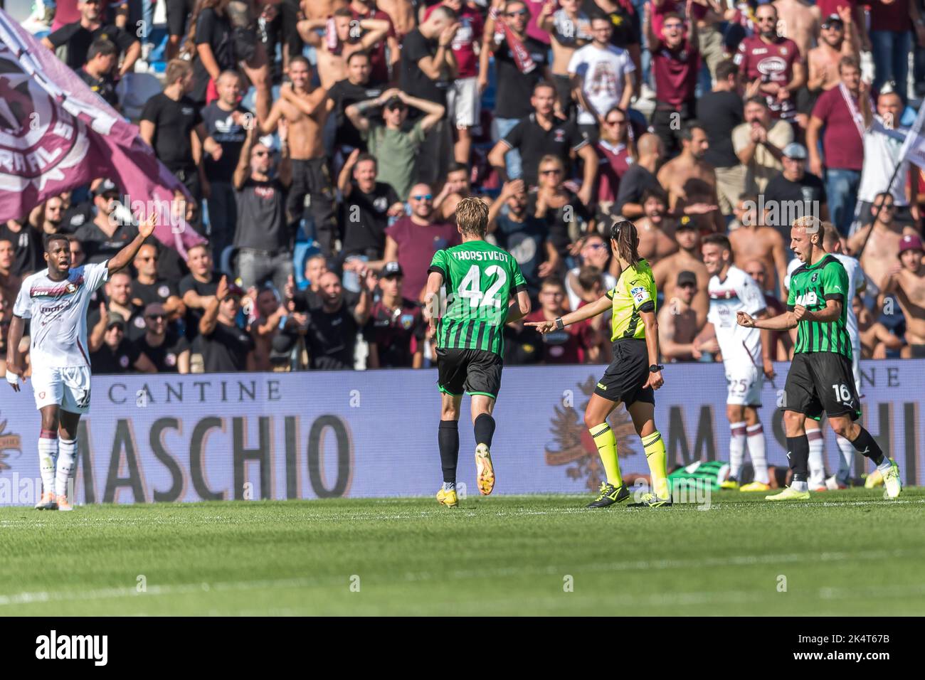 Maria Sole Ferrieri Caputi (Referee) during the "Serie A" match between ...