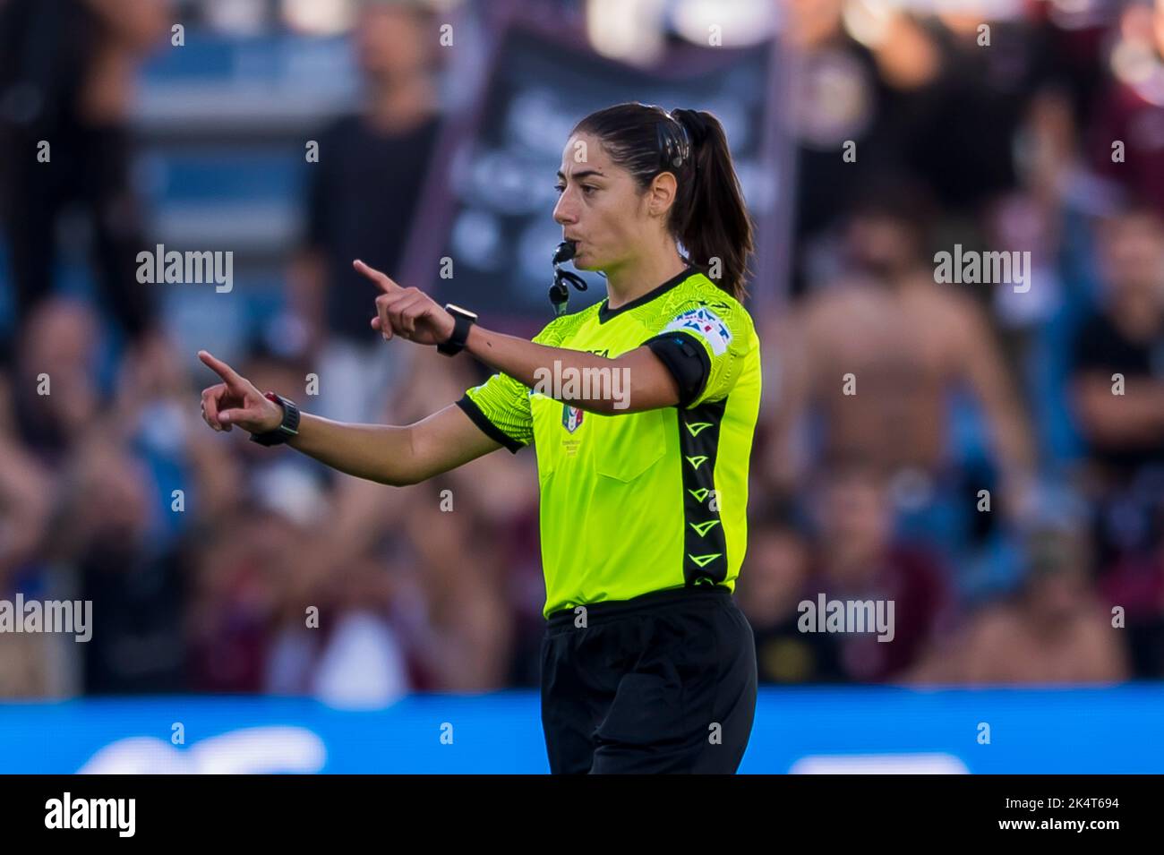 Maria Sole Ferrieri Caputi (Referee) during the "Serie A" match between ...