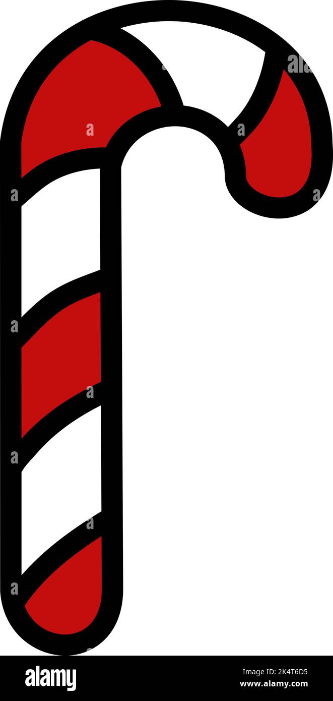 Christmas sweet candy, illustration, vector on a white background Stock ...