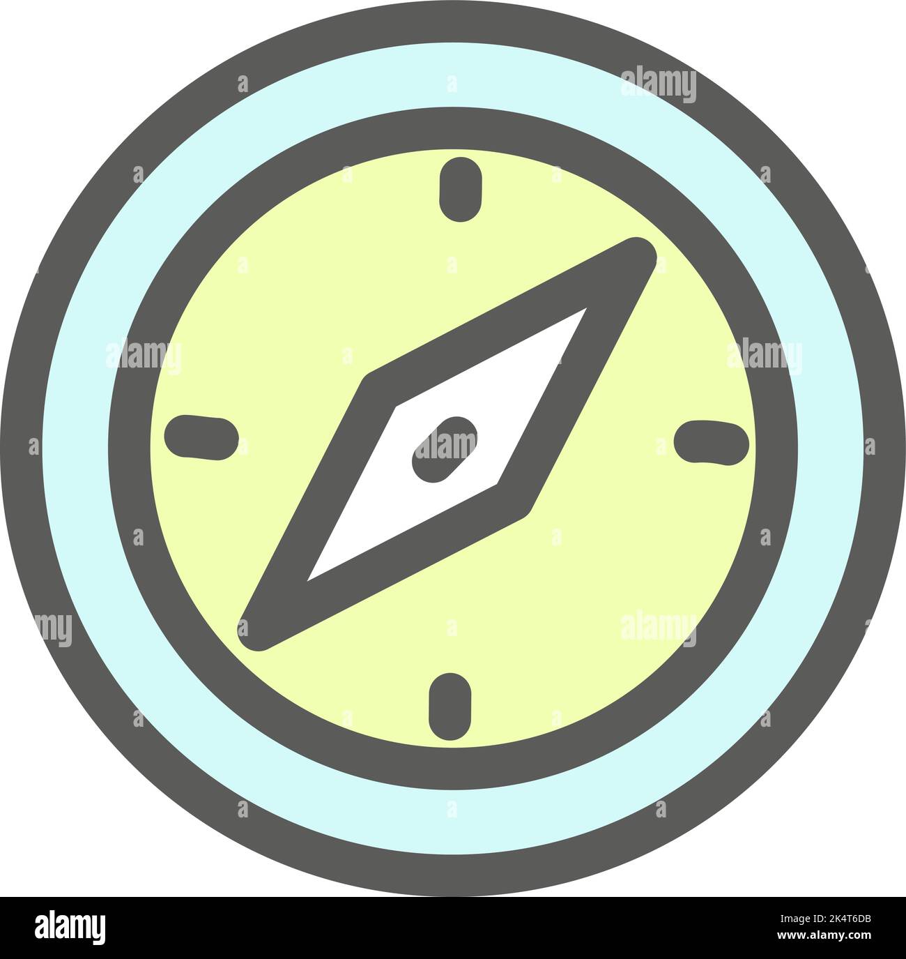 Chemistry compass, illustration, vector on a white background Stock ...