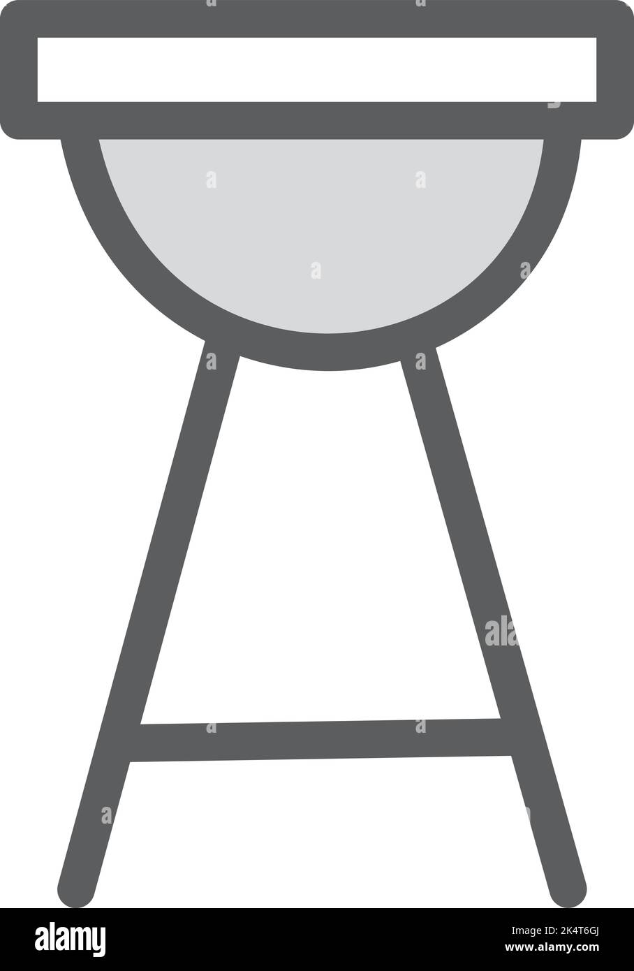 Kitchen grill, illustration, vector on a white background Stock Vector ...