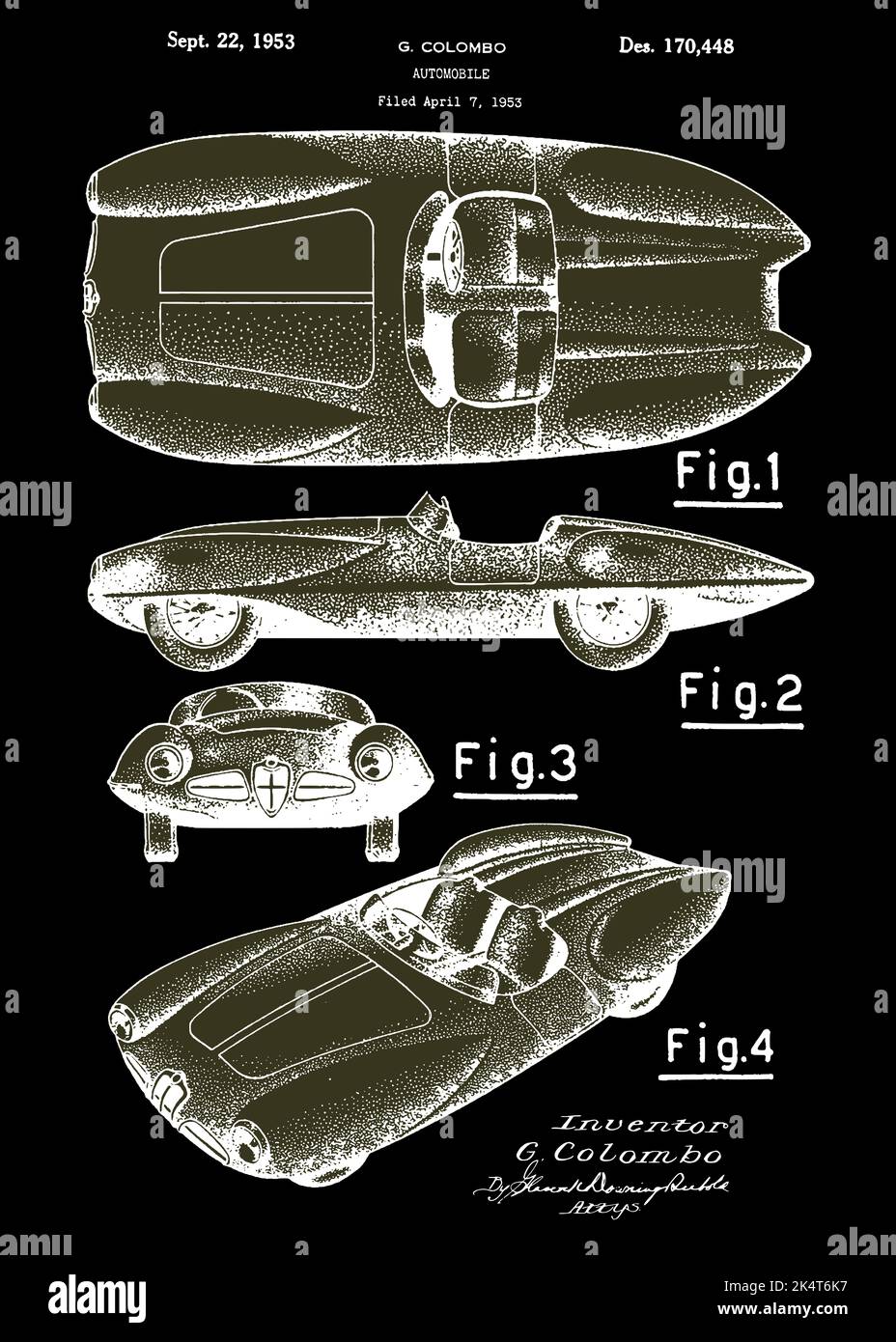 Car poster 1953 hi-res stock photography and images - Alamy