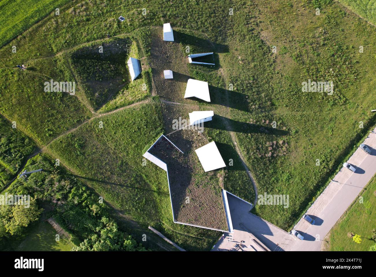 Archeopark Pavlov. Famous landmark on South Moravia. Czech Republic ...
